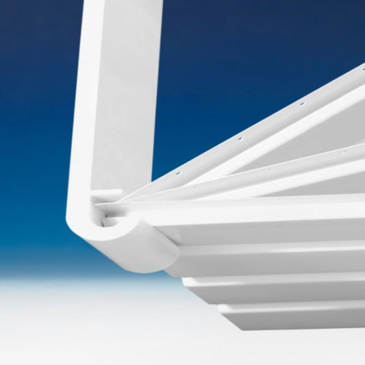 Planche de Rive ou Bandeau de Rive PVC - Arrondie